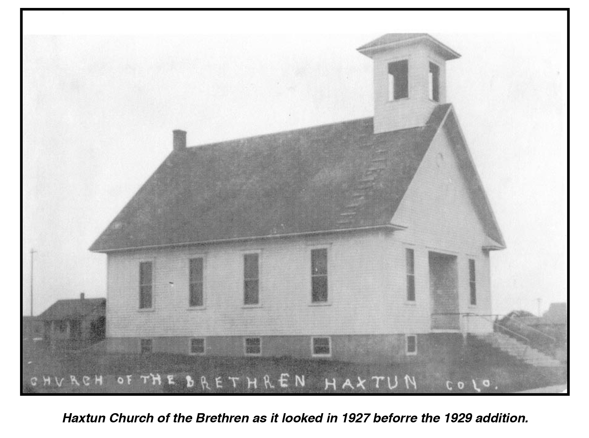 History – Haxtun Church Of The Brethren